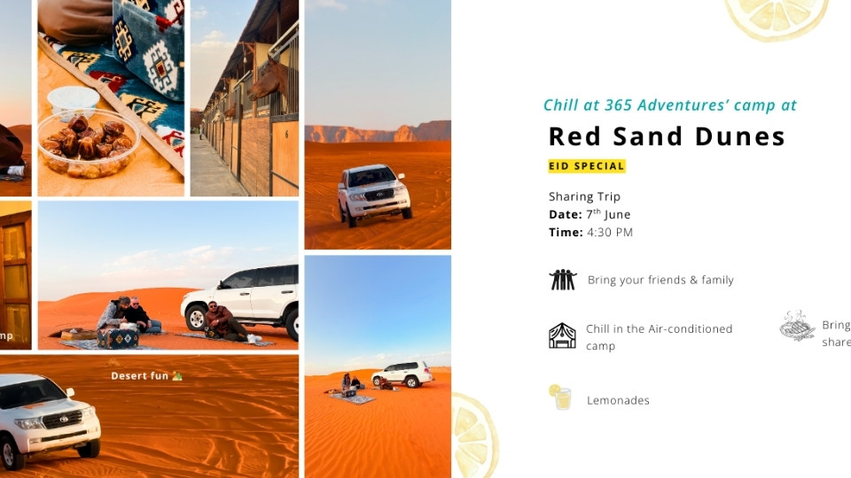 Eid Special: Shared Red Sands Safari + Camp Visit Tickets, Riyadh. Book ...