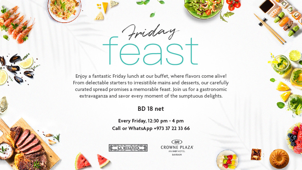 Friday Feast in Bahrain Tickets, 2023 Food Festival - Platinumlist.net