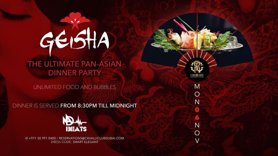 Geisha Dinner Party w/ DJ Mad Beats - Platinumlist.net