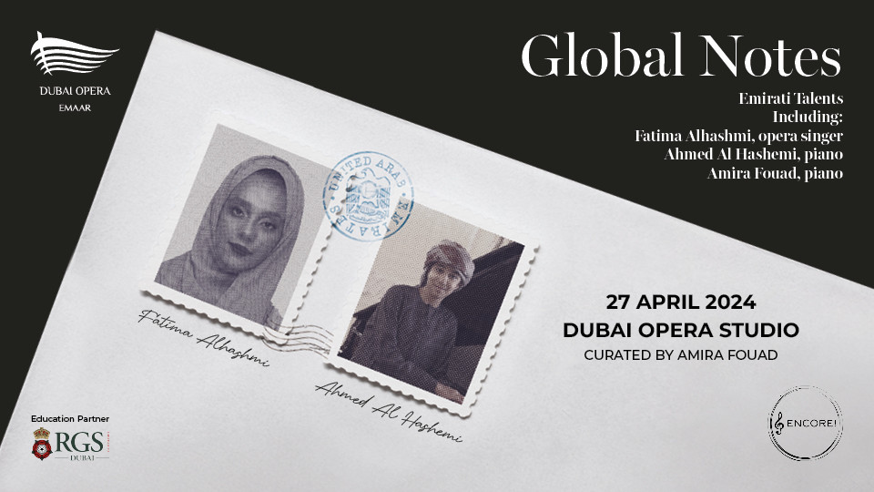 Global Notes: Emirati Talents, UAE at Dubai Opera Studio - Platinumlist.net
