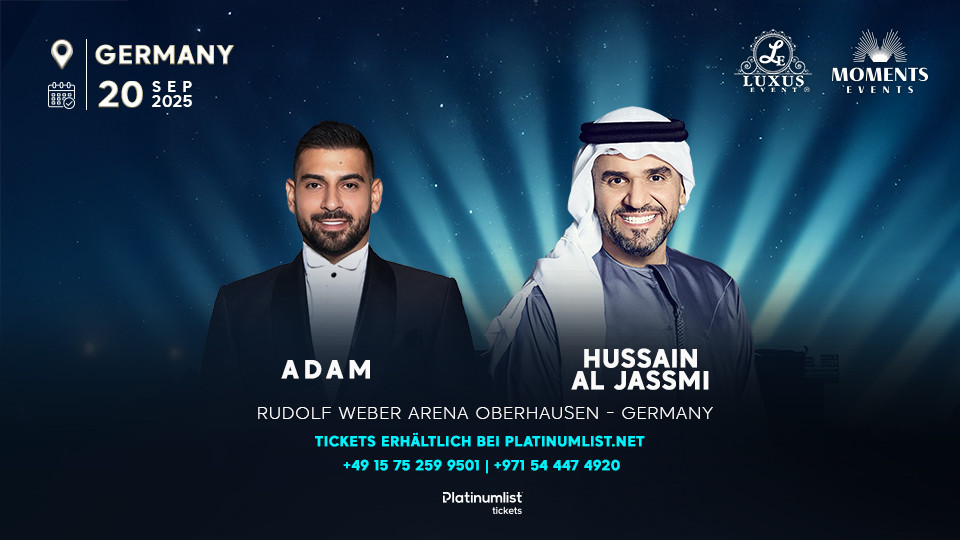 Lebanese singer Adam Tickets, Concerts & Tour Dates 2025 - Platinumlist.net