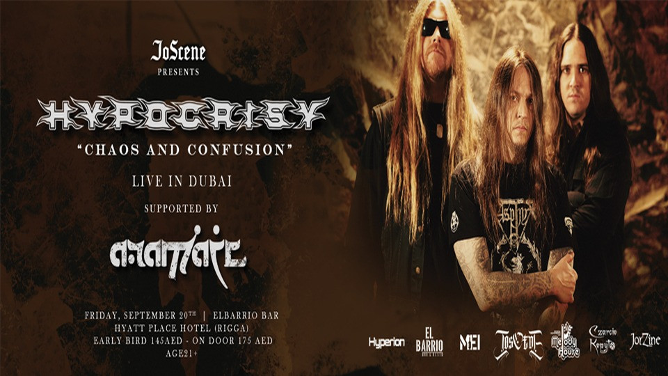 Hypocrisy Live in Dubai - Platinumlist.net