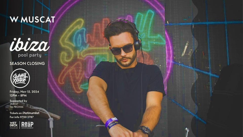Ibiza Pool Party Presents Sammy Porter in Muscat Tickets, 2024 ...