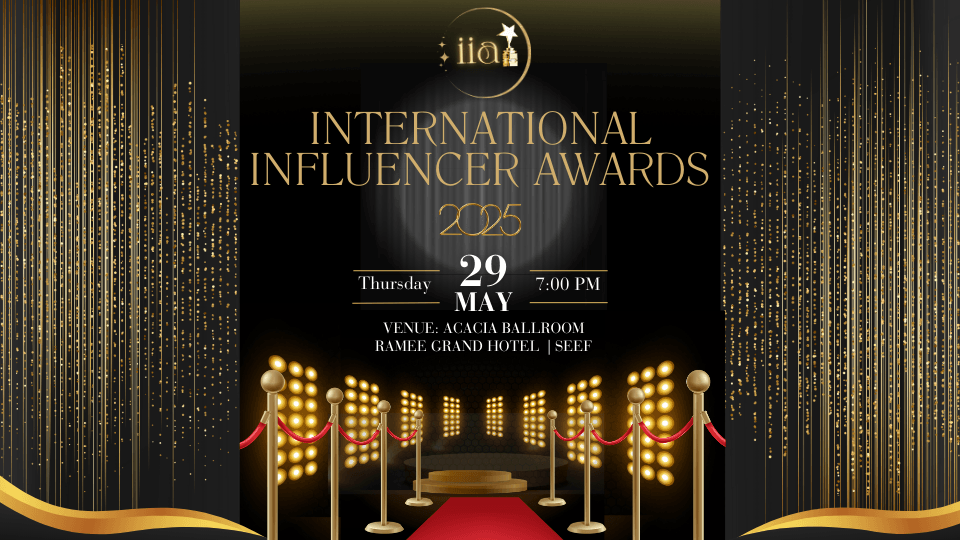 International Influencer Awards 2025 2025 Bahrain - Aticket | Buy tickets