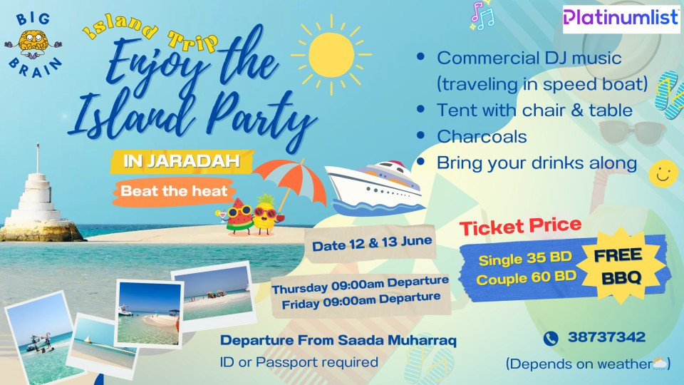 Island Day Trip - Enjoy the Island Party in Jaradah tickets, 2025 ...