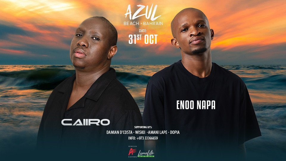 Caiiro & Enoo Napa at Azul Beach Bahrain in Manama Tickets, 2024 Night ...