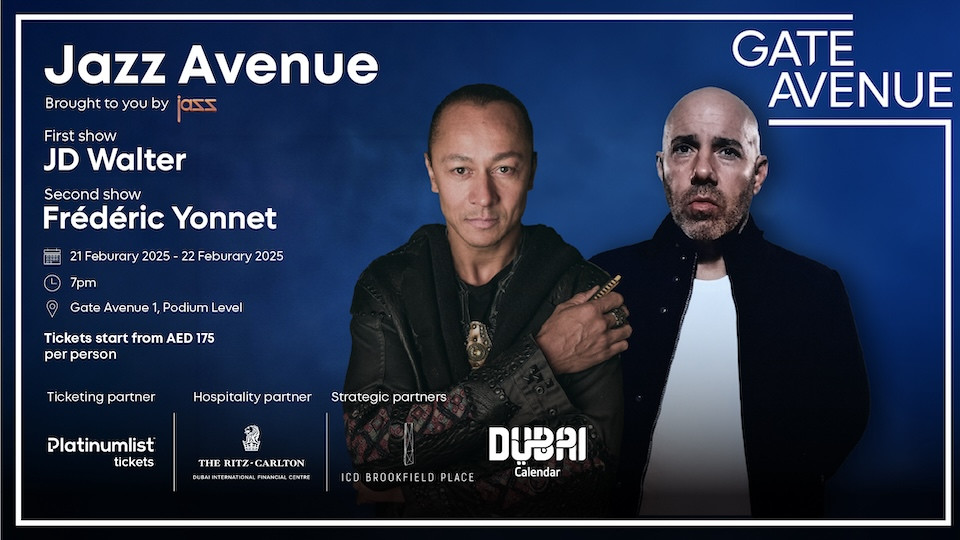 JD Walker & Frédéric at Jazz Avenue by Jass in Dubai Tickets, 2025 Live ...