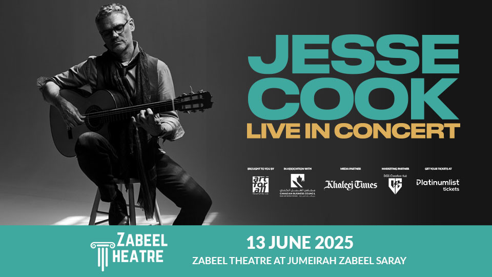 Jesse Cook at Zabeel Theatre in Dubai Tickets, 2025 Live Concert ...