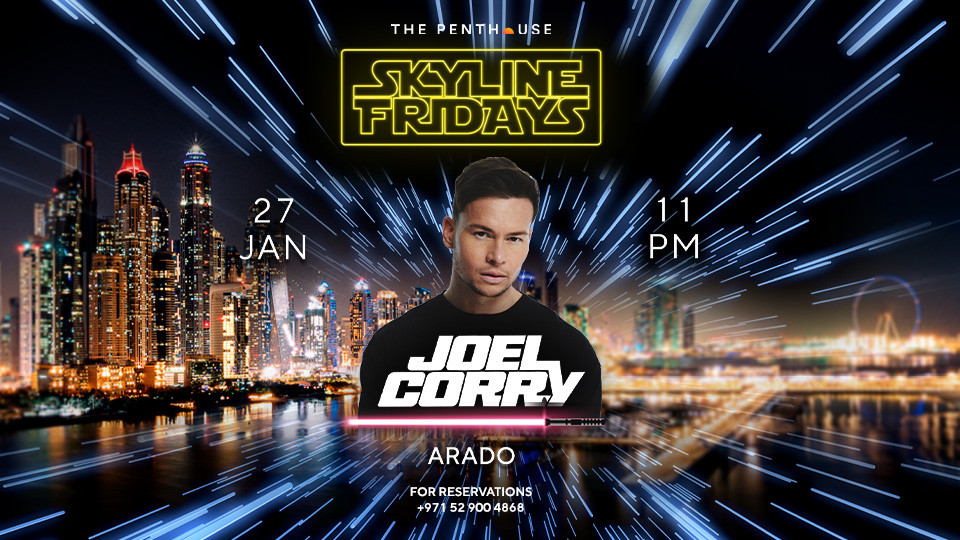 Joel Corry at Skyline Friday - Platinumlist.net