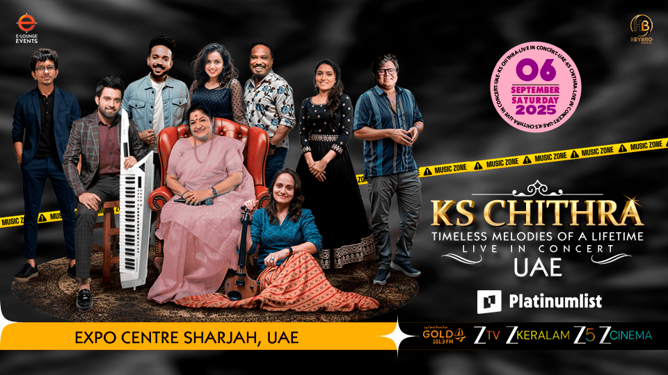 K S Chithra in Sharjah Tickets, 2025 Live Concert - Platinumlist.net