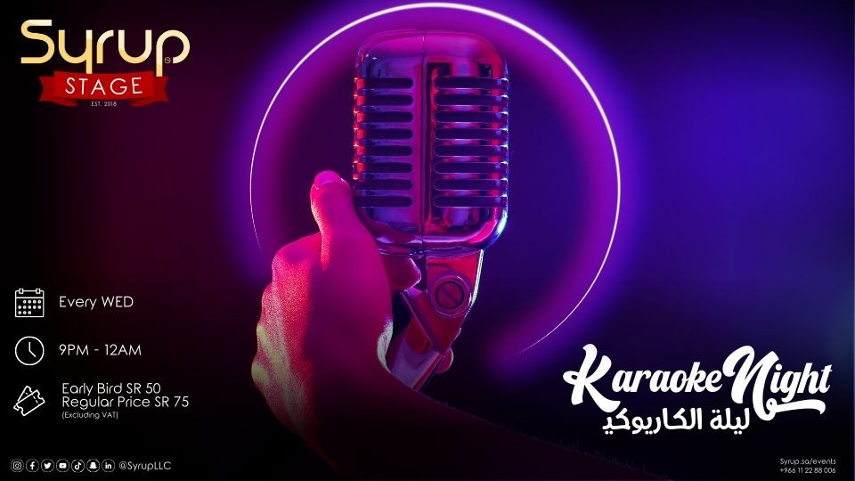 Karaoke Night in Riyadh Tickets, 2023 Musical Event - Platinumlist.net