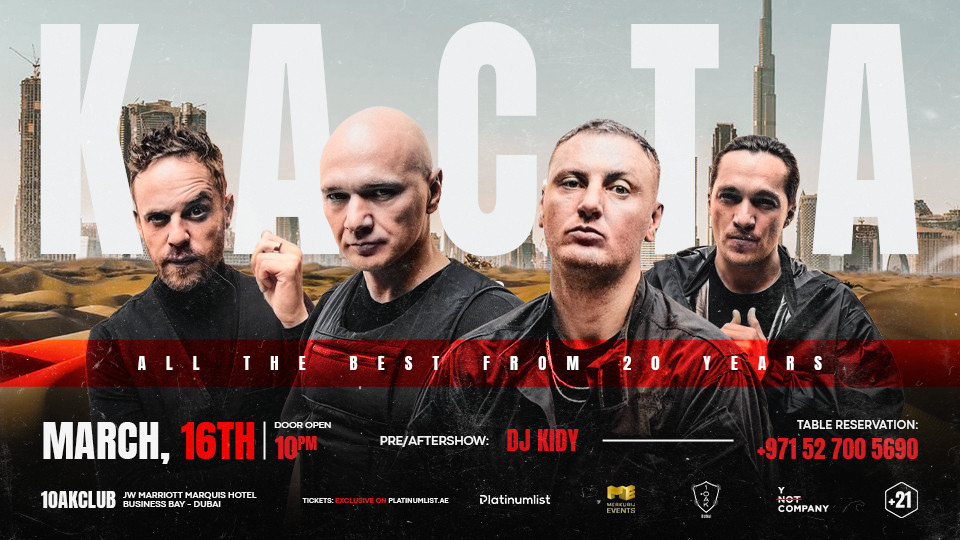 Kasta in Dubai - The Best from 20 Years - Platinumlist.net