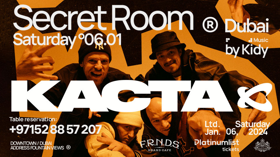 Kasta / Каста Live in Dubai - Platinumlist.net