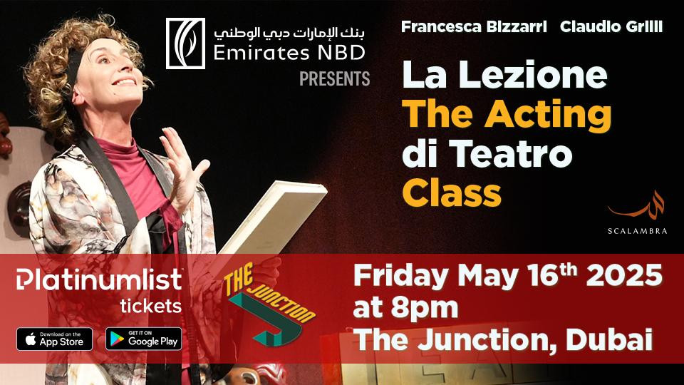 La Lezione di Teatro / The Acting Class in Dubai tickets, 2025 Theater Performance ...