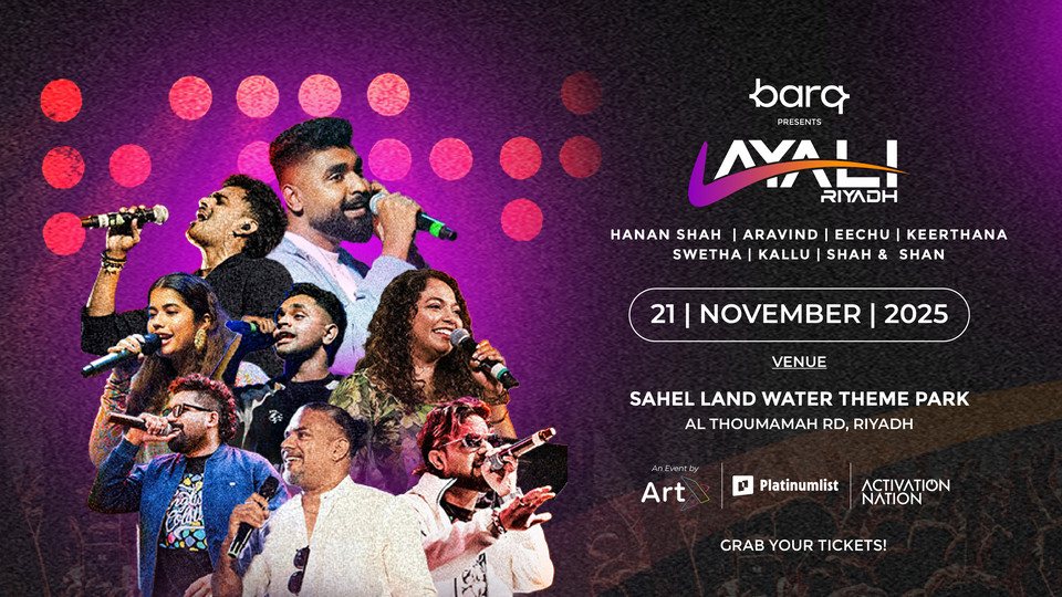 Layali Riyadh at Durat Al Sahel Water Theme Park Tickets, 2025 Concert - Platinumlist.net