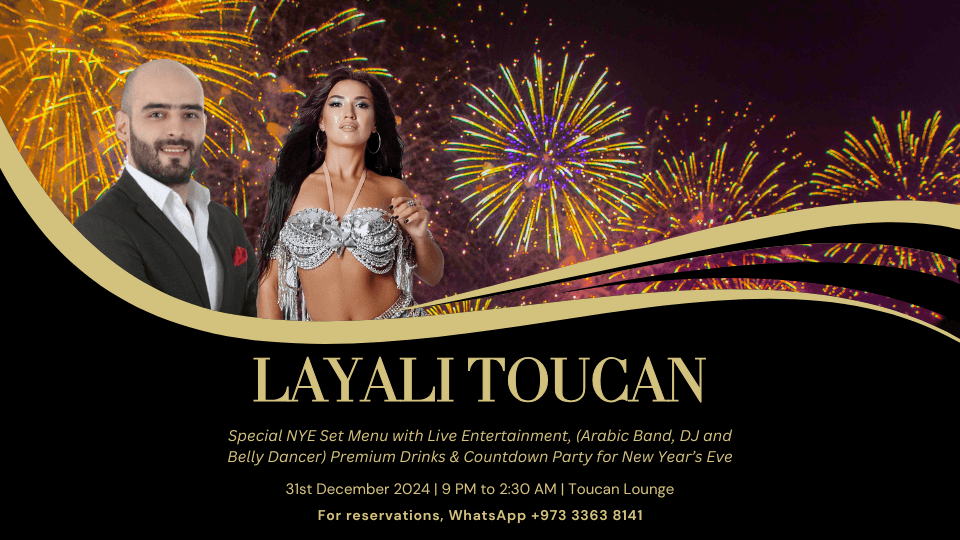 Layali Toucan at Palavra Resort in Manama Tickets, 2024 New Year’s Event - Platinumlist.net