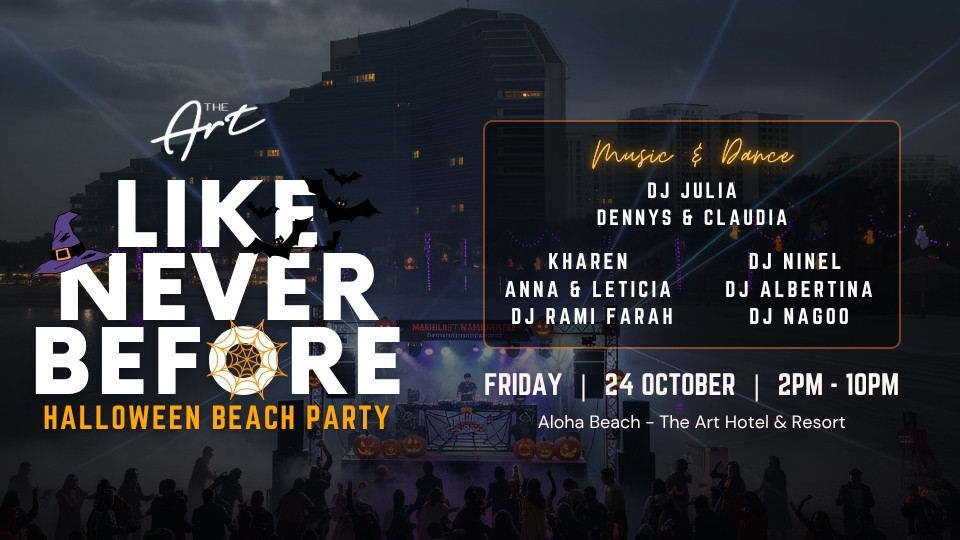 Like Never Before Halloween Edition at Aloha Beach, The Art Hotel ...