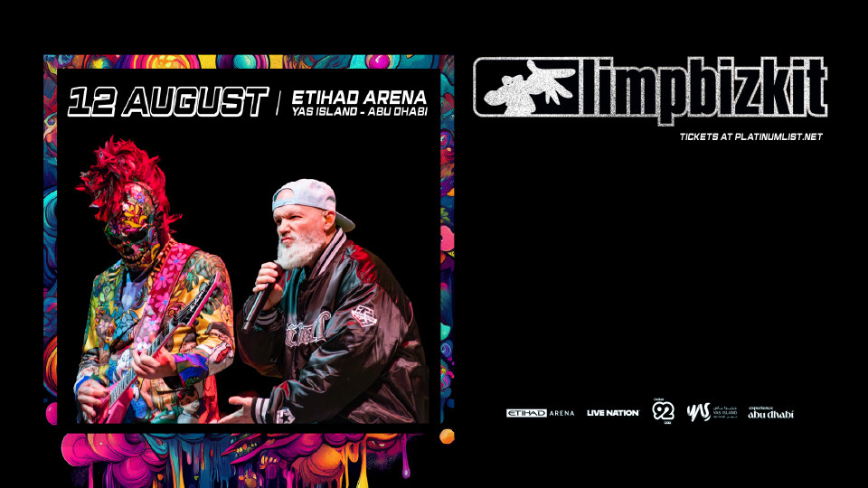 Limp Bizkit at Etihad Arena in Abu Dhabi tickets, 2025 Metal Concert - Platinumlist.net