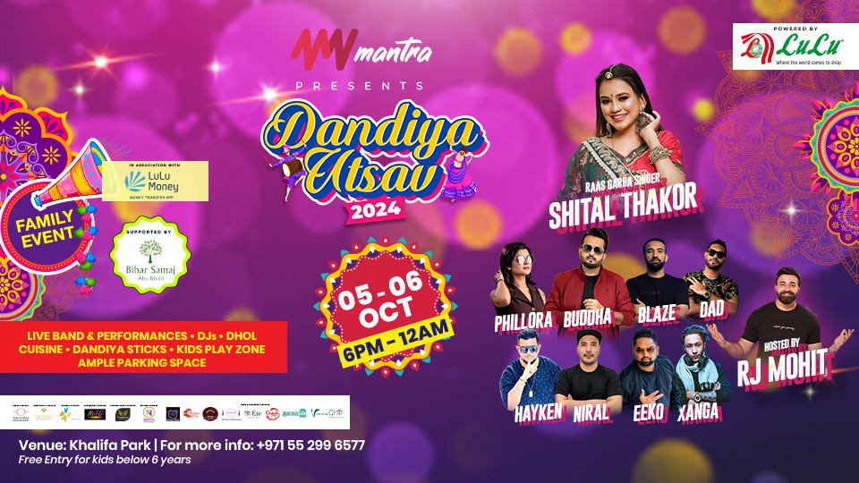 Mantra Dandiya Utsav in Abu Dhabi Tickets, 2024 Event - Platinumlist.net