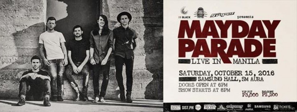 Mayday Parade Live in Manila 2016 - Platinumlist.net