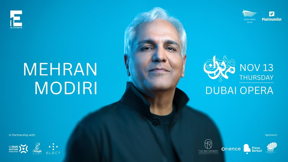 Mehran Modiri in Dubai Tickets, 2025 Concert - Platinumlist.net
