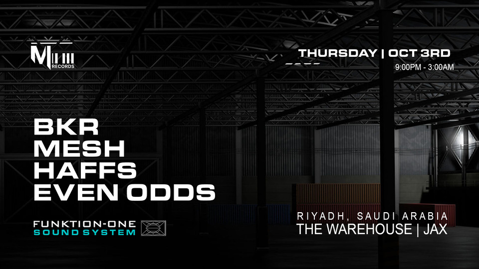 Melotech in Riyadh tickets, 3 Oct 2024 Night Party - Platinumlist.net