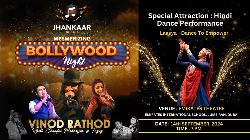 Mesmerizing Bollywood Night with Vinod Rathod Live in Dubai ...