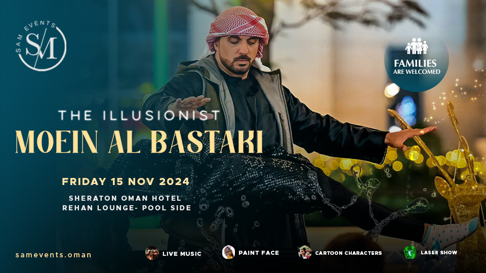 Moein Al Bastaki in Muscat Tickets, 2024 Magic Show - Platinumlist.net
