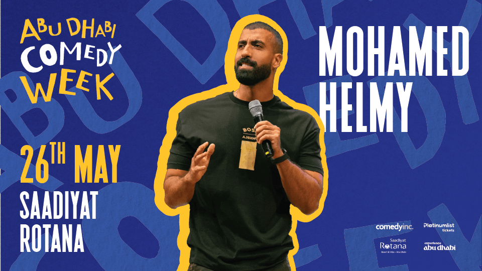 Mohamed Helmy in Abu Dhabi Tickets, 2024 Comedy Show - Platinumlist.net