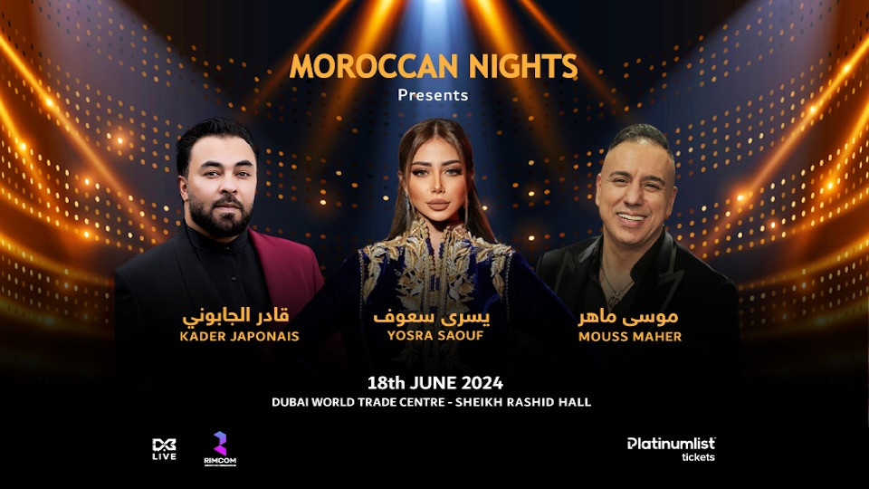 Moroccan Nights Feat Kader Japonais, Yosra Saouf, and Mouss Maher Live ...