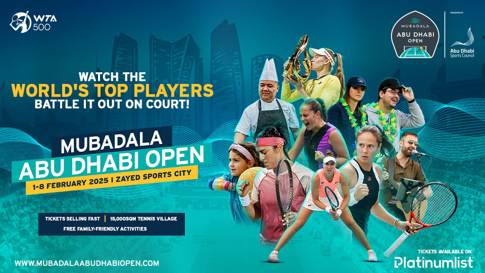 Mubadala Abu Dhabi Open 2025 - DubaiThingsToDo