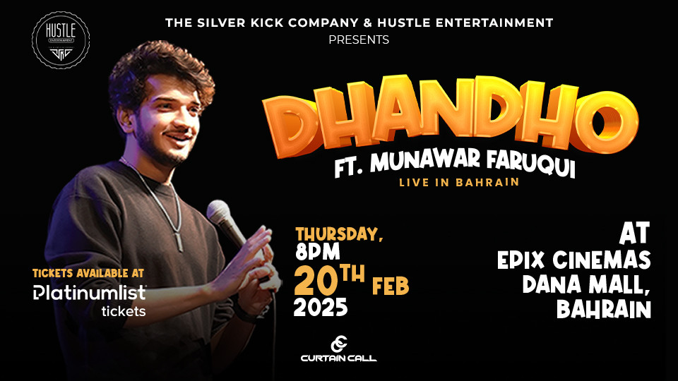 Munawar Faruqui Live in Manama Tickets, 2025 Stand Up Comedy Show ...