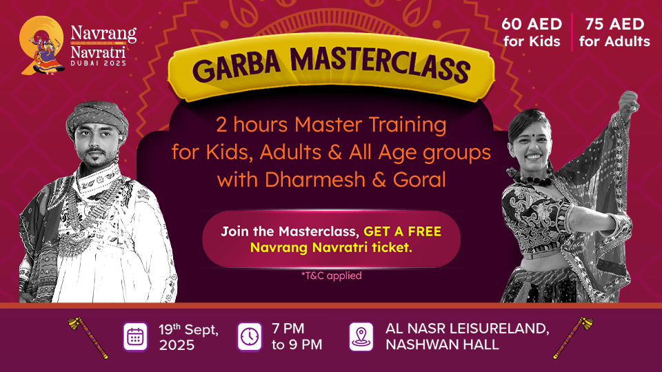 Garba Masterclass led by Professional Garba Choreographers ...