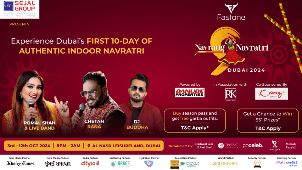 Navrang Navratri - Dubai’s 1st Indoor Navratri Tickets, 2024 Festival ...