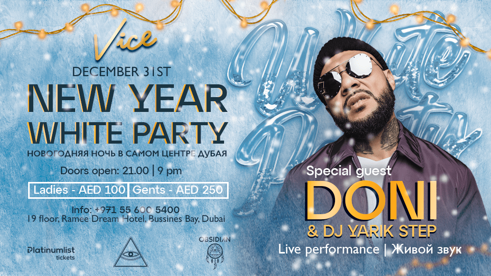 New Year's Eve White Party at Vice - Platinumlist.net
