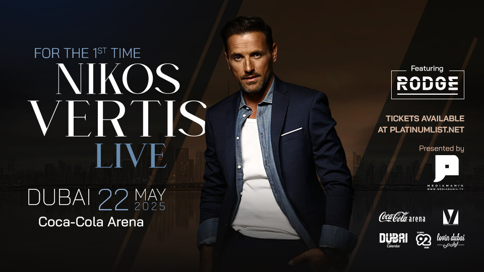 Nikos Vertis 2025 United Arab Emirates - Aticket | Buy tickets