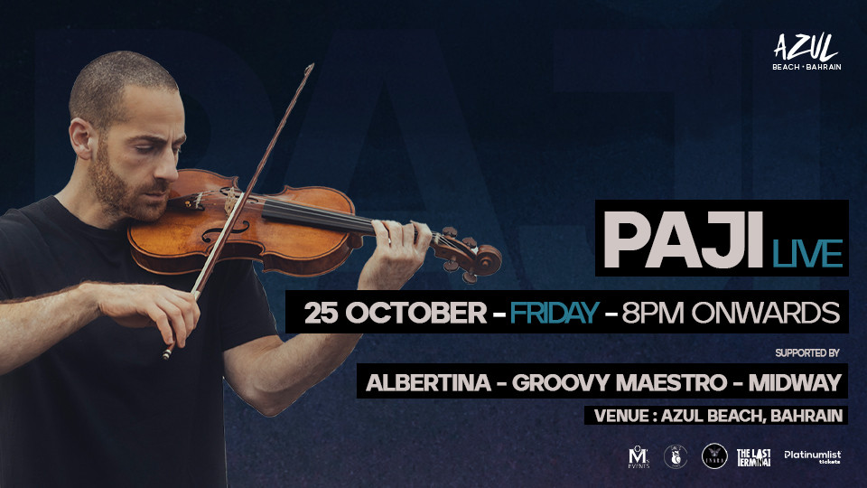 PAJI at Azul Beach Bahrain in Manama Tickets, 2024 Live Concert ...