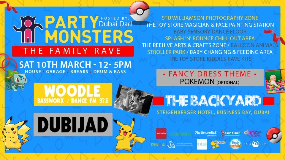 Party Monsters - “Pokemon Rave” - Platinumlist.net