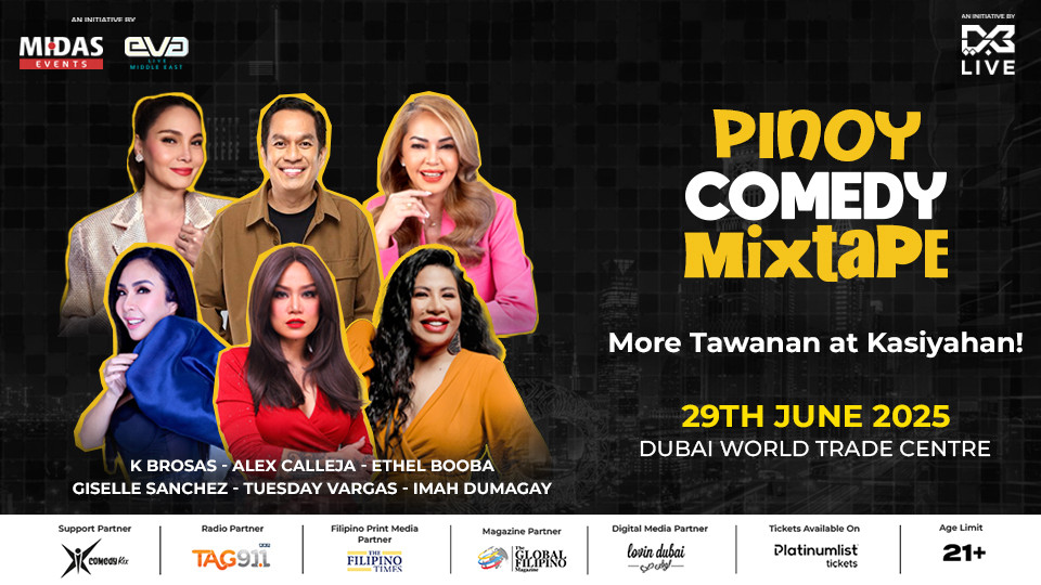 Pinoy Comedy Mixtape - Live in Dubai 2025 United Arab Emirates ...