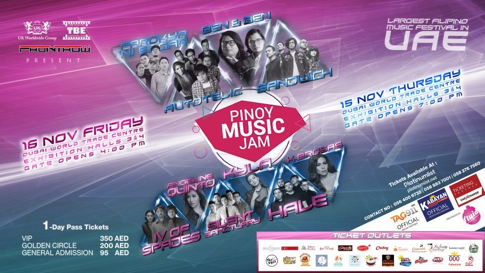 Pinoy Music Jam with Parokya Ni Edgar, Hale, Silent Sanctuary and more ...