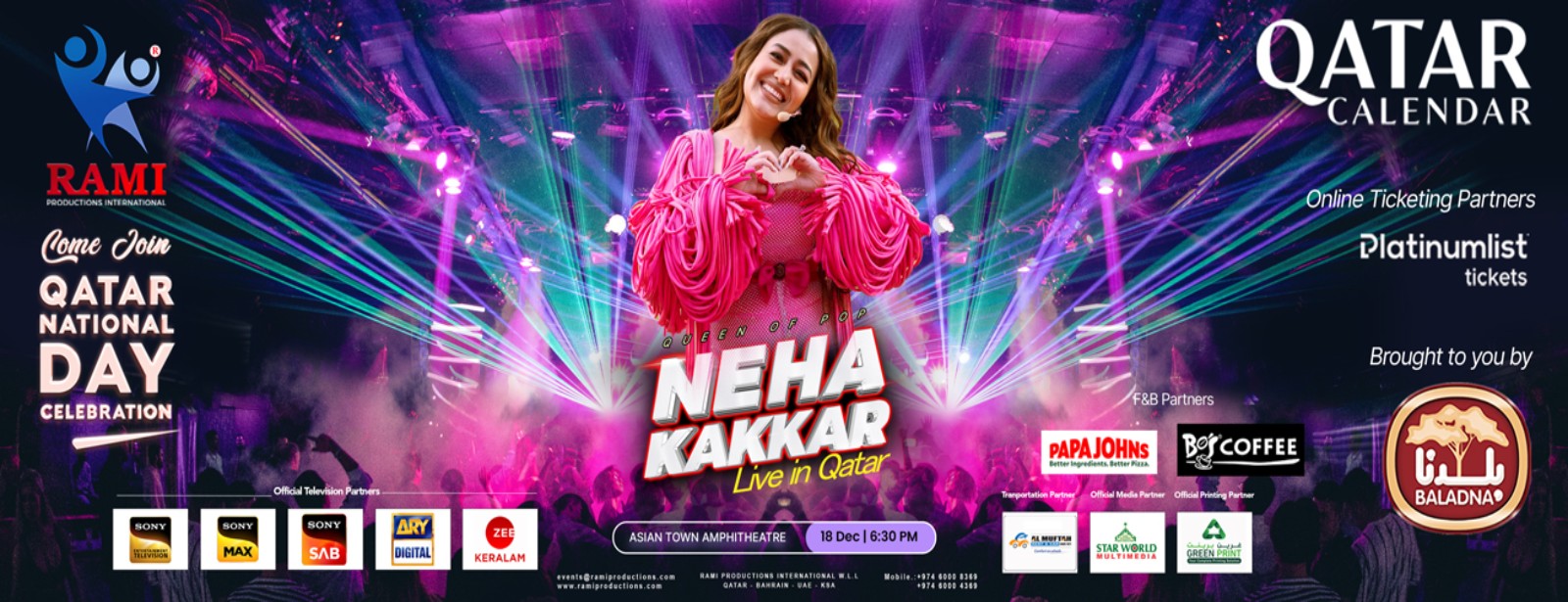 Neha Kakkar Live in Qatar 2024 - DubaiThingsToDo