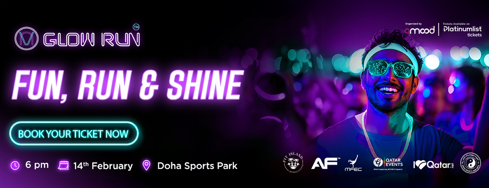 UV Glow Run in Doha 2025 - DubaiThingsToDo
