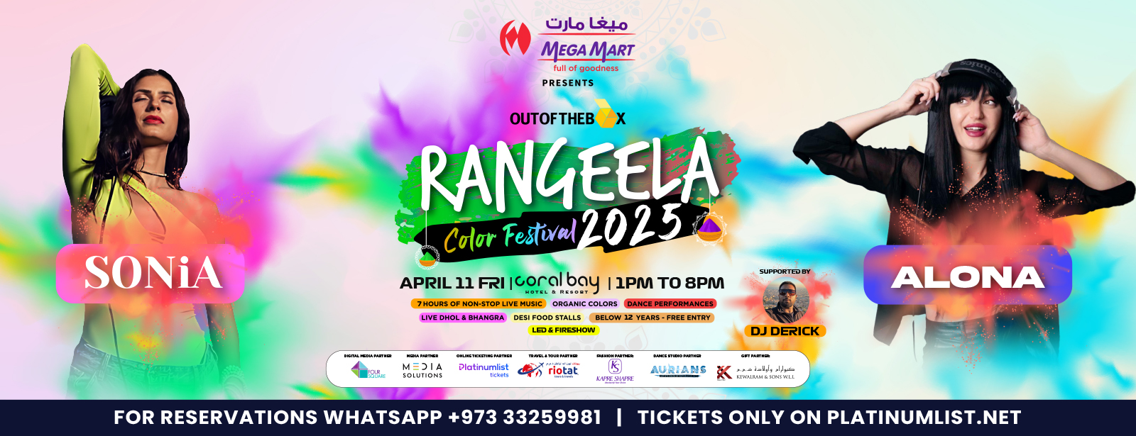 Rangeela Color Festival 2025 in Bahrain - DubaiThingsToDo