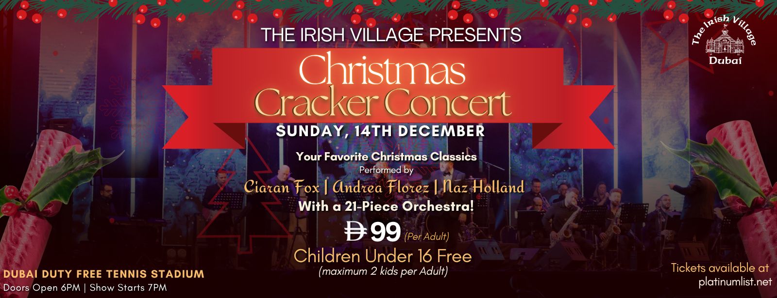 The Irish Village Presents: Christmas Cracker Concert - DubaiThingsToDo
