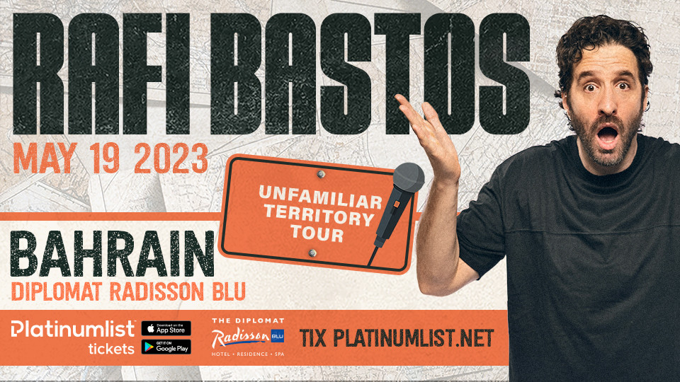 Rafi Bastos Stand Up Comedy Show in Manama Tickets, 2023 - Platinumlist.net