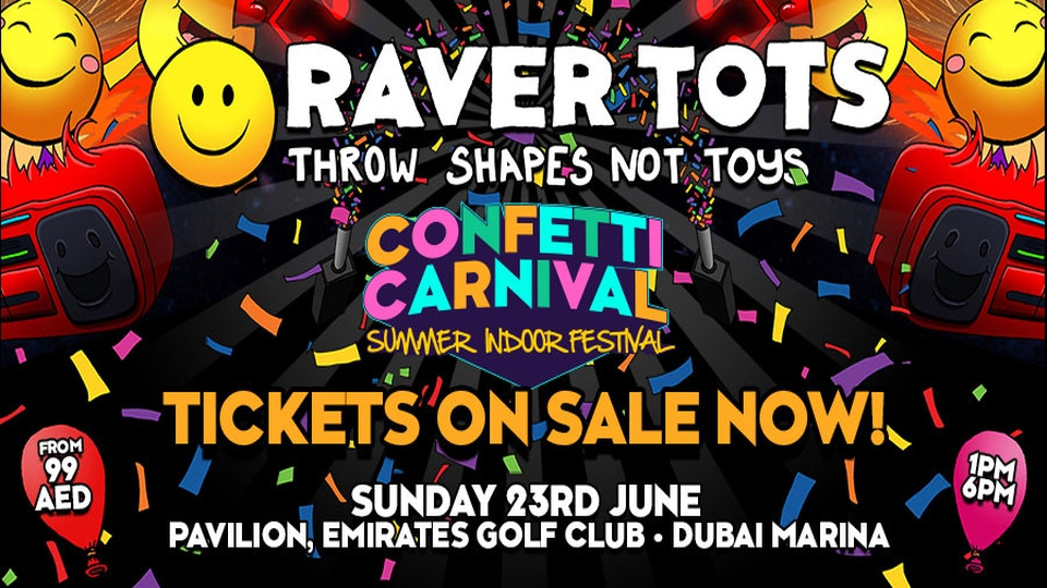 Raver Tots - Indoor summer confetti carnival - Platinumlist.net