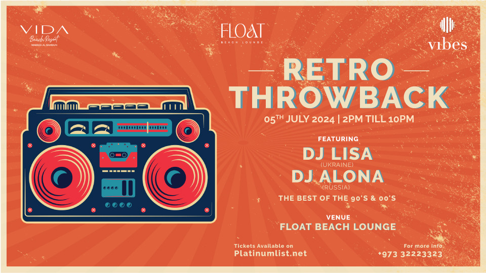 Retro Throwback Float Beach Party - Platinumlist.net