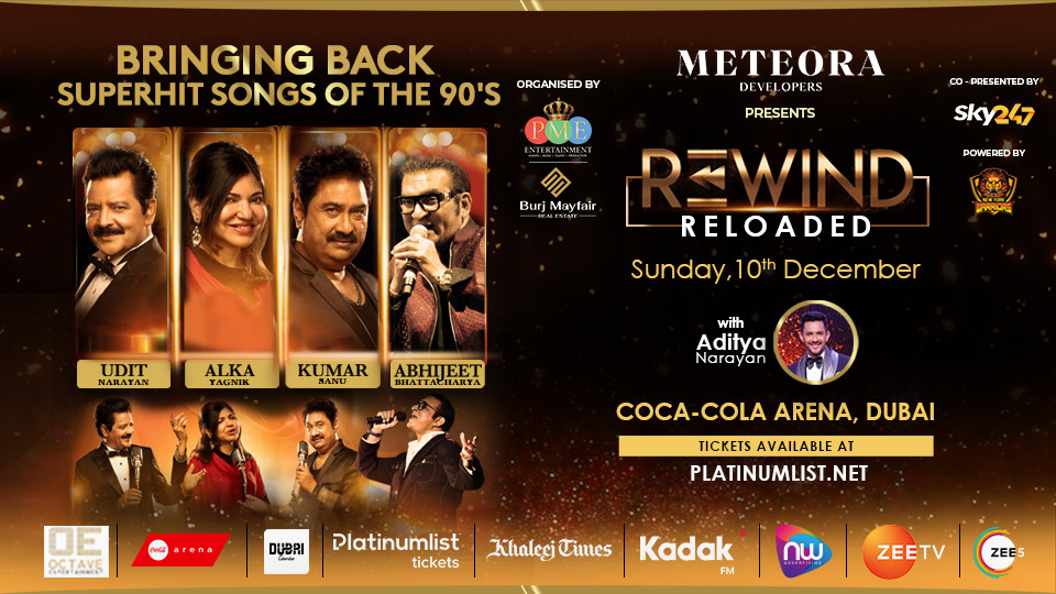 Rewind Reloaded in Dubai Tickets, 2023 Live Concert - Platinumlist.net