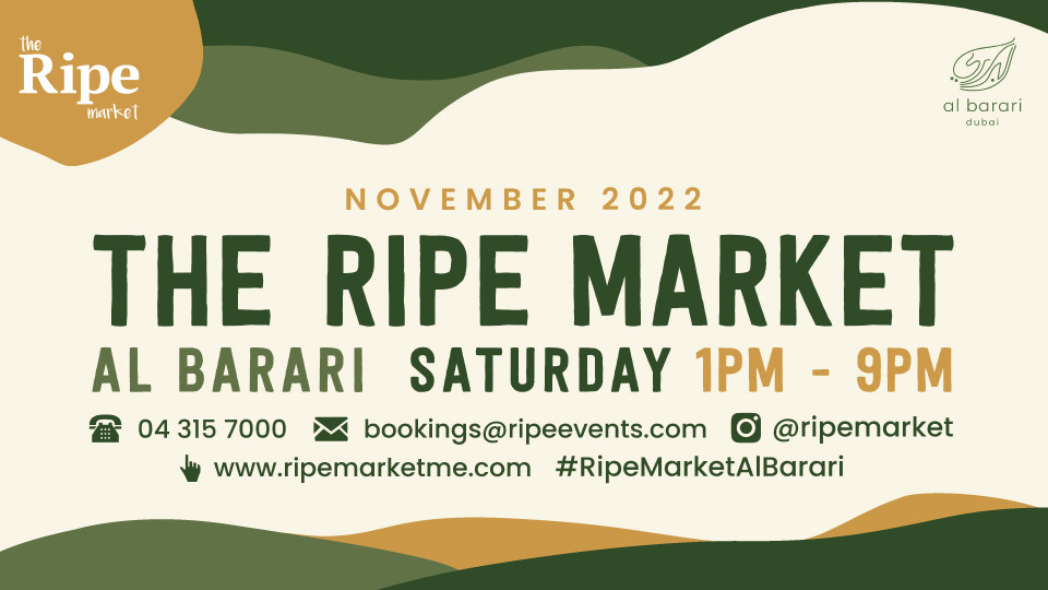 Ripe Market in Dubai Tickets, 2022 Exhibition - Platinumlist.net