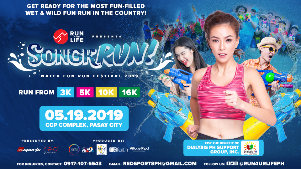 Run4UrLife SongkRUN: Water Fun Run Festival 2019 - Platinumlist.net